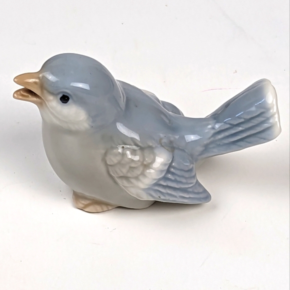 Accents | Vintage Porcelain Baby Bluebird Of Happiness Soft Blue Gray ...